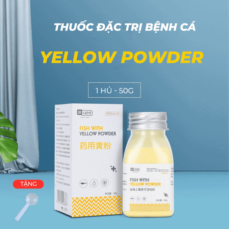 Thuốc Vàng Trị Bệnh Cho Cá Cảnh YEE Yellow Powder