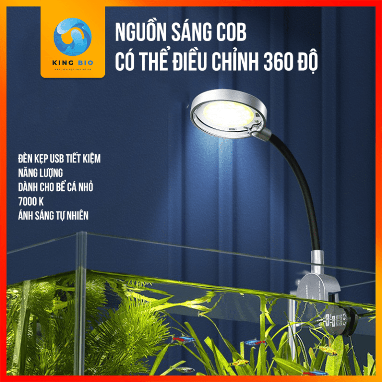 Đèn Led Cao Cấp Yee Cho Bể Cá Mini Chip Led COB